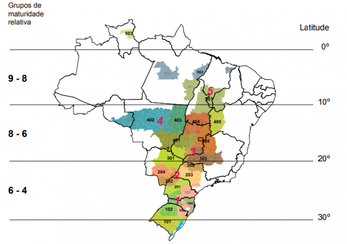 GMR: Confira a relação das Macrorregiões, Regiões edafoclimáticas e ...